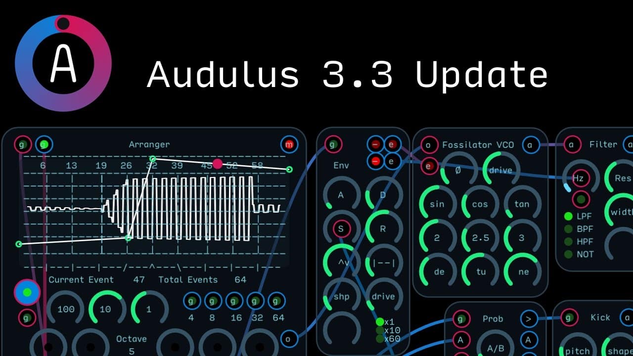 Audulus - Modular Synth for iOS, Mac, Win and Linux updated - iDesignSound