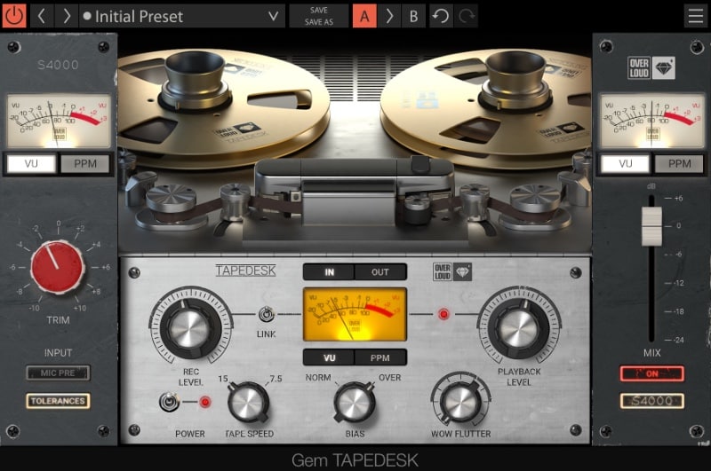 Overloud Tapedesk - new Console + Tape Machine Emulation Plugin ...